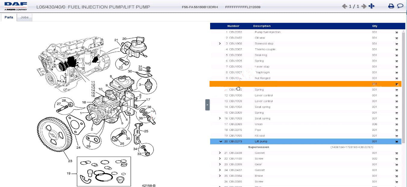 DAF Rapido RMI 2024 Online Parts Catalog Service information – Online ...